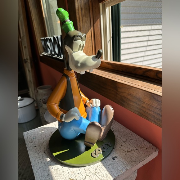 Disney | Other | Rare Disney Goofy Garden Statue 3 Tall | Poshmark